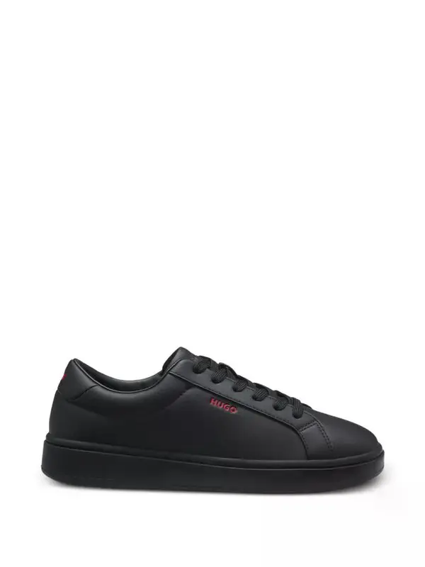 BOSS Contrast Logo Trainers - Black