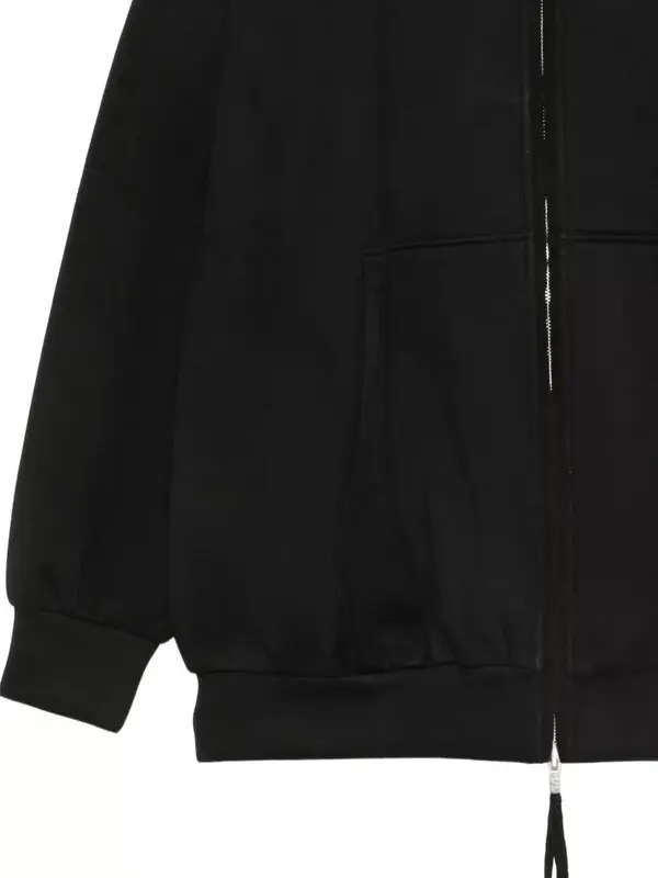 THOM KROM Neoprene Zip-up Hoodie
