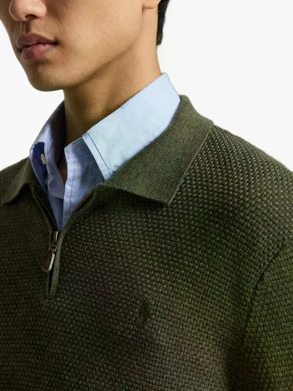 Polo Ralph Lauren Washable Wool Quarter-zip Jumper