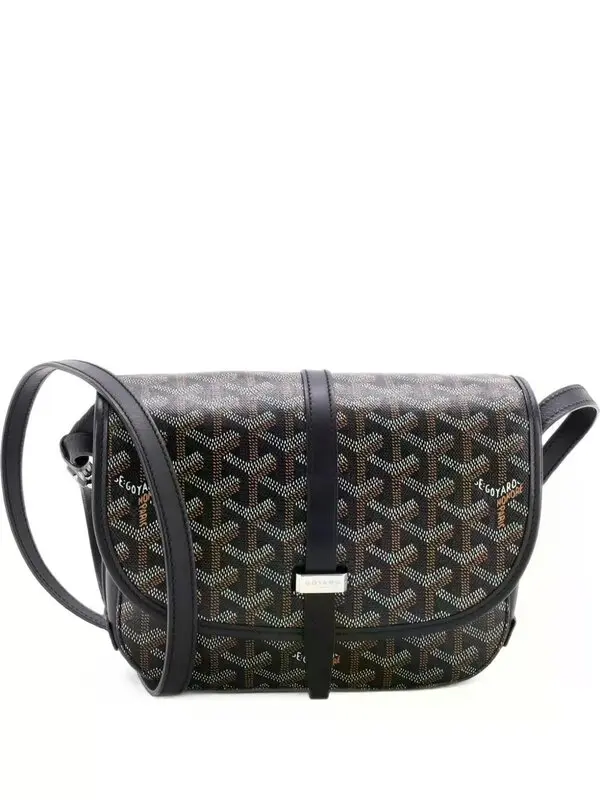 Goyard Belvedere Ii Messenger Bag Coated Canvas Pm Crossbody Bag - Black