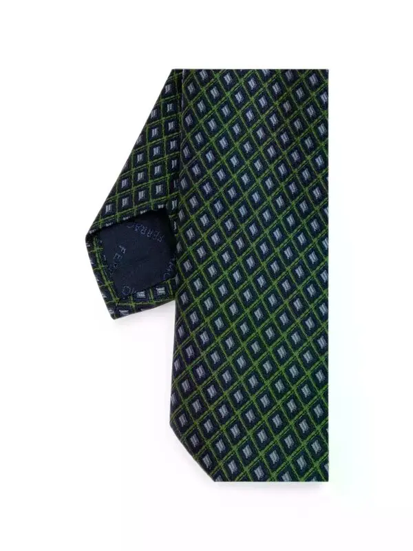 FERRAGAMO Jacquard Tie Infinite Inspirations