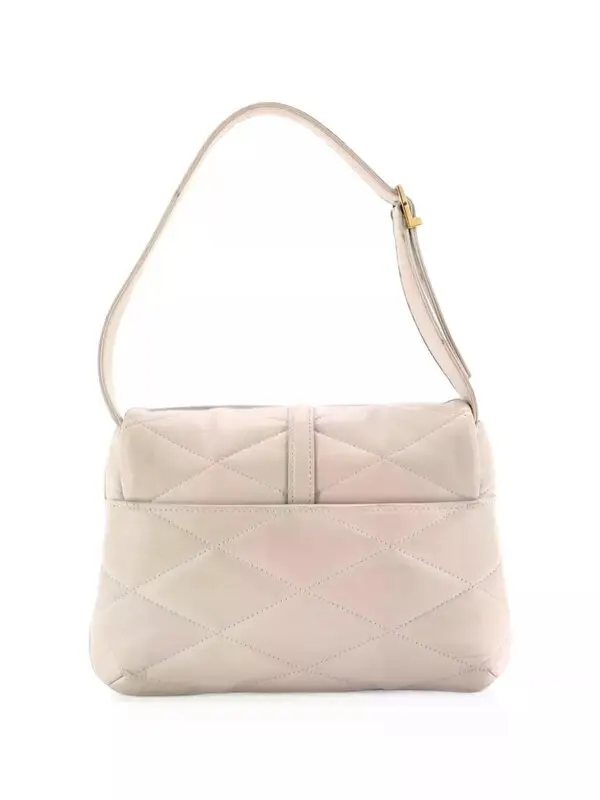 Saint Laurent Le 57 Quilted Leather Shoulder Bag - Neutrals