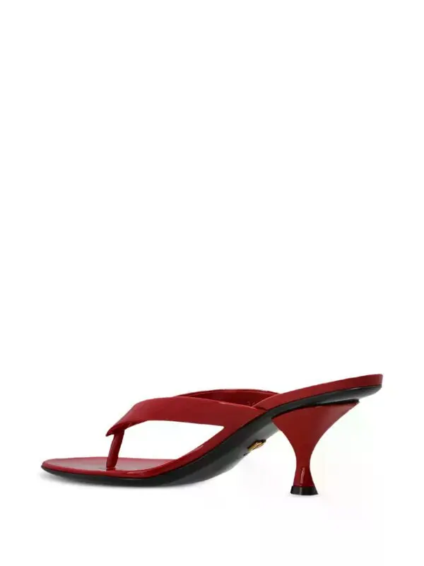 Dolce & Gabbana Dg Logo Patent Leather Sandals