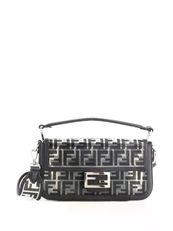Fendi Baguette Nm Bag Zucca Pu Medium Shoulder Bag
