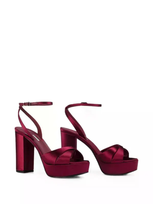 LE SILLA Odette Platform Sandals - Red