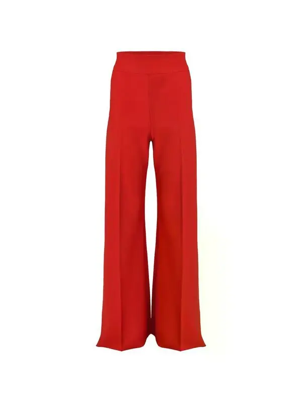Carolina Herrera High-waisted Wide-leg Trousers - Red