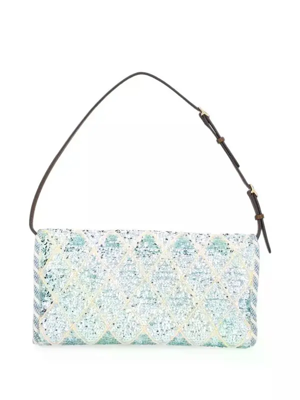 Valentino Garavani Devain Small Shoulder Bag With Rhombelle Embroidery