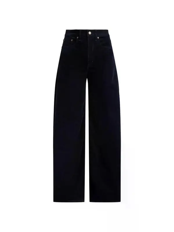 Ralph Lauren Corduroy Wide-leg Trousers - Blue
