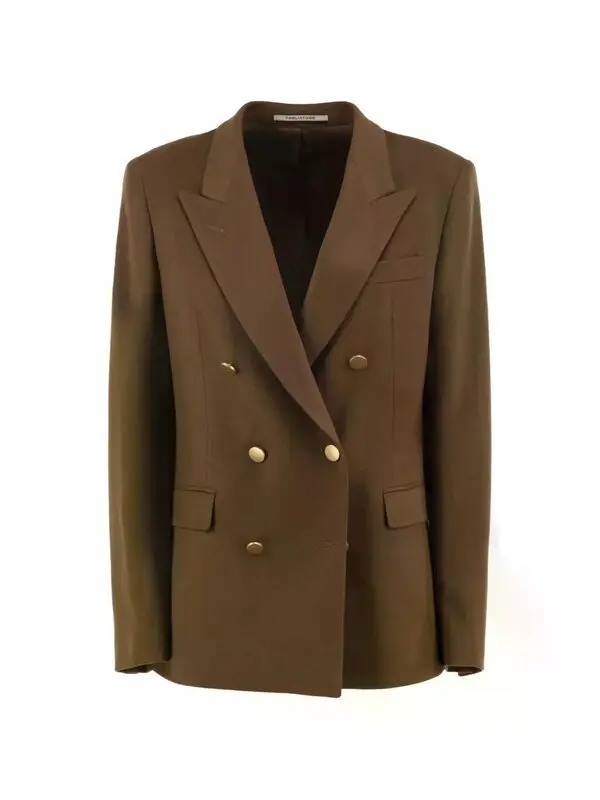 Tagliatore Double-breasted Peak Lapel Jacket