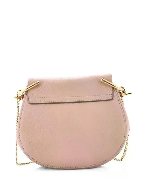 Chloé Drew Leather Mini Crossbody Bag - Pink