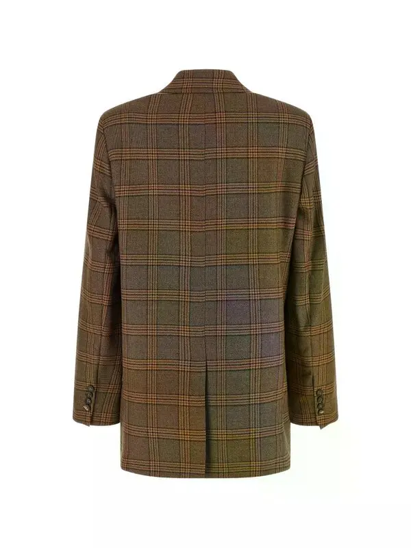Max Mara Checked Wool Blazer