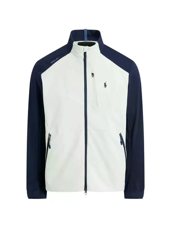 Rlx Ralph Lauren Packable Jacket With Logo Embroidery - White