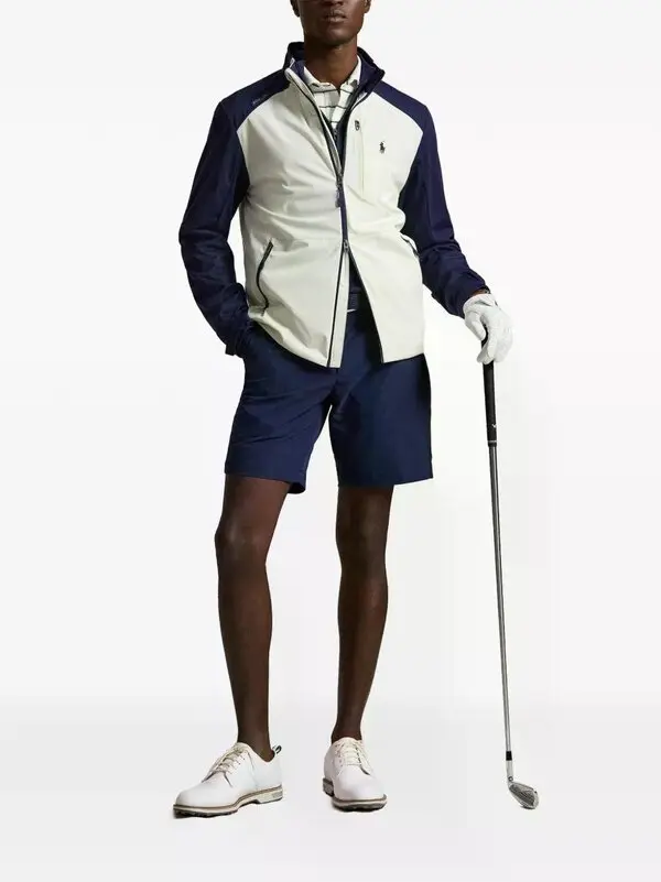 Rlx Ralph Lauren Packable Jacket With Logo Embroidery - White