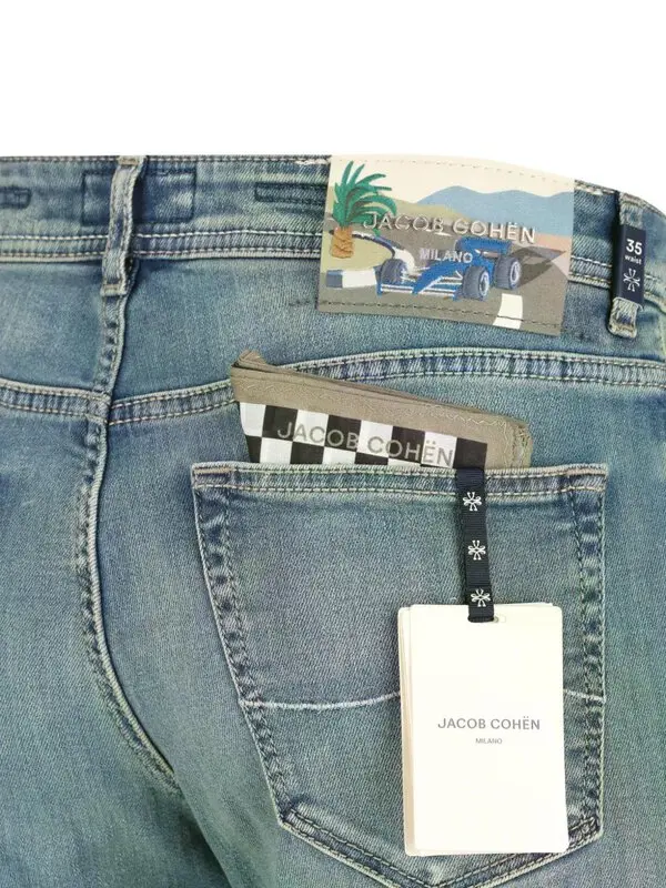 Jacob Cohen Faded Slim-fit Jeans