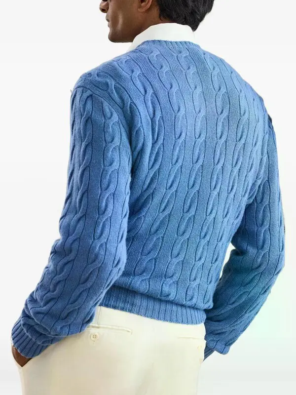 Ralph Lauren Purple Label Cable-knit Cashmere Sweater