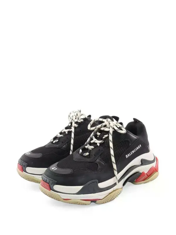 Balenciaga 2010s Triple S Sneakers - Black