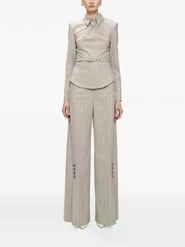 NISSA Tailored Top With Tie Detail