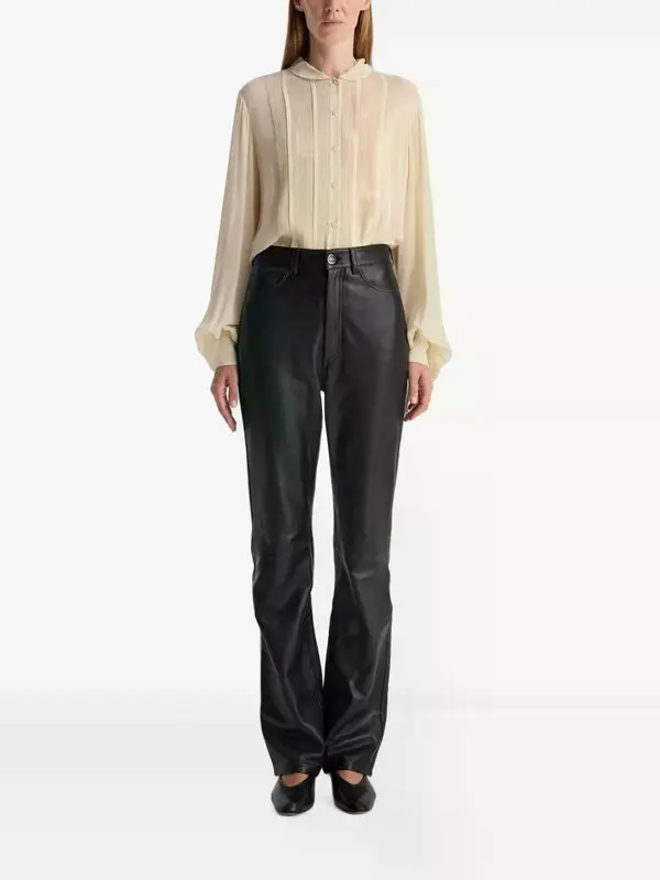 RÓHE Pleated Balloon Sleeve Shirt