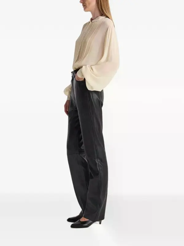 RÓHE Pleated Balloon Sleeve Shirt
