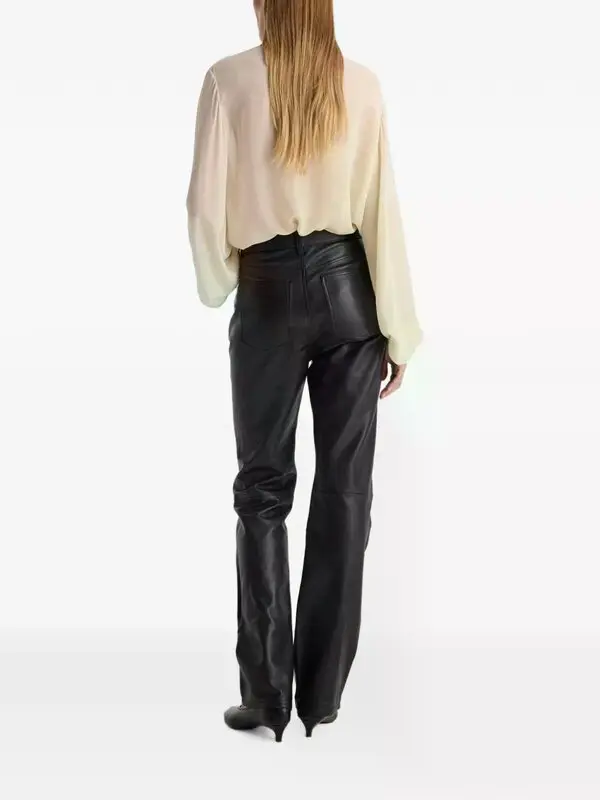 RÓHE Pleated Balloon Sleeve Shirt