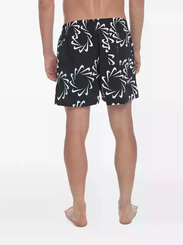 Nike Swoosh-print Swim Shorts