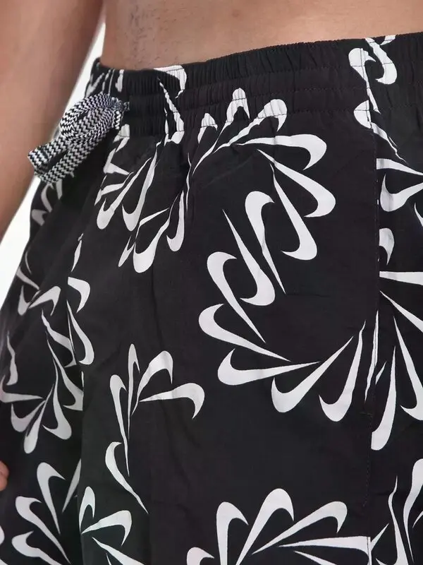 Nike Swoosh-print Swim Shorts