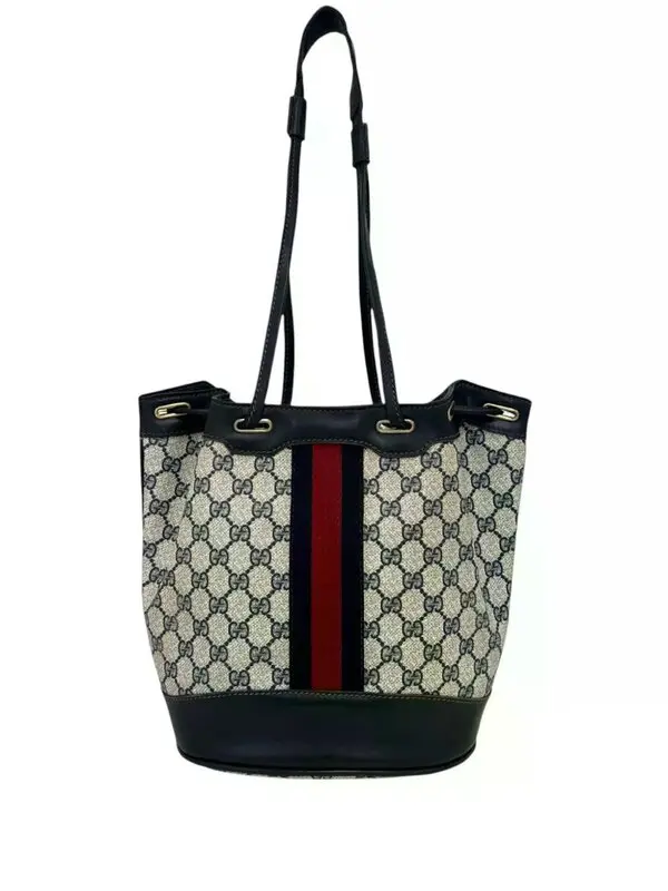 Gucci 20th Century Gg Supreme Web Bucket Bag