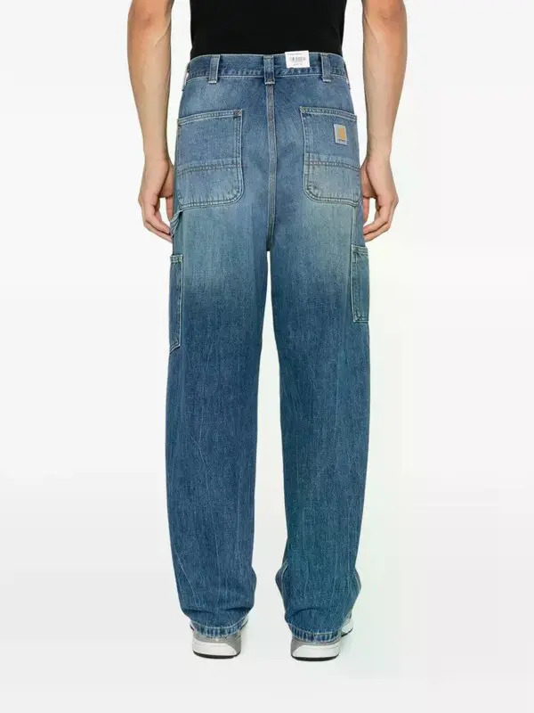 Carhartt Work In Progress Single Knee Logo-patch Jeans