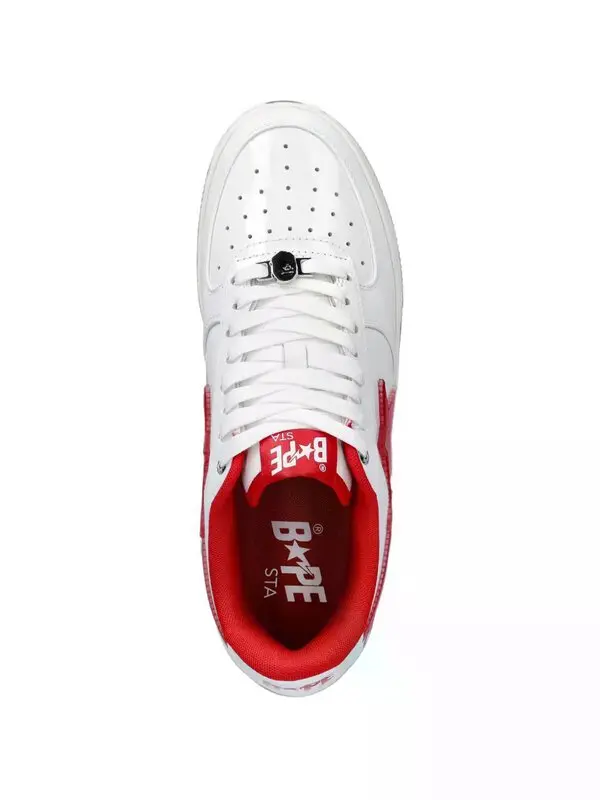 A BATHING APE Sta Patent Leather Sneakers