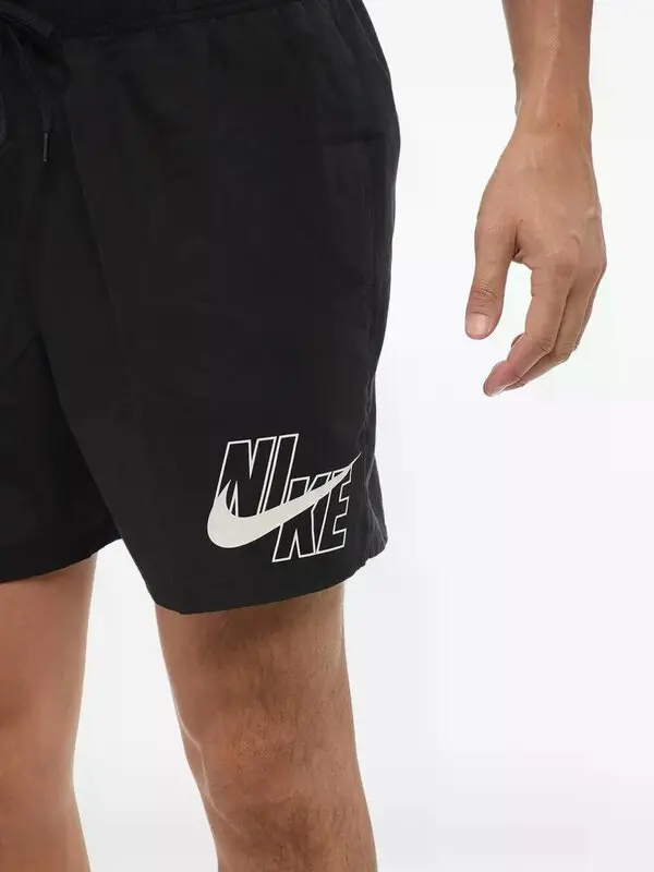 Nike Breaker Logo-print Elasticated Swim Trunks
