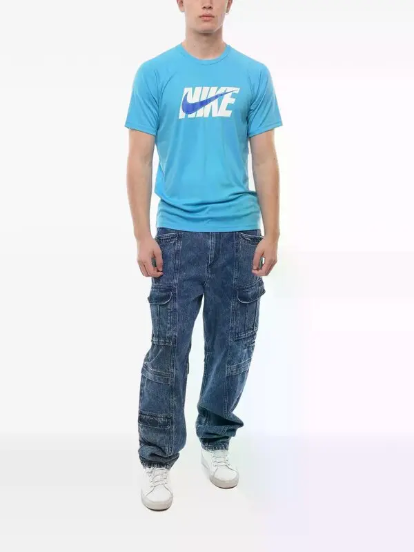 Nike Logo-print Raglan-sleeve T-shirt
