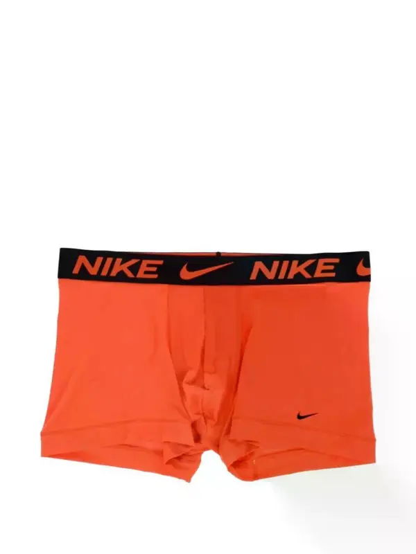Nike Dri-fit Logo-waistband Boxers - Orange