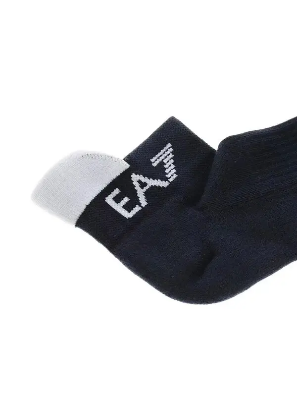 EA7 Logo-print Short Socks