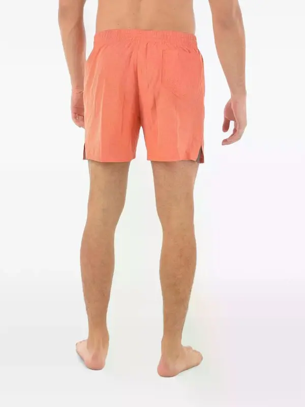 Nike Logo-print Elasticated Swim Shorts - Orange