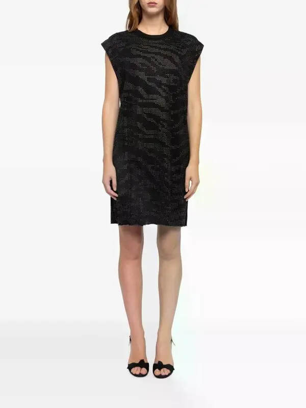 Zadig&Voltaire Roe Dress With Rhinestone Zebra Motif
