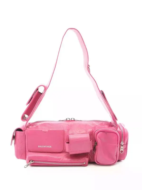 Balenciaga 2010s Xs Super Busy Shoulder Bag - Pink