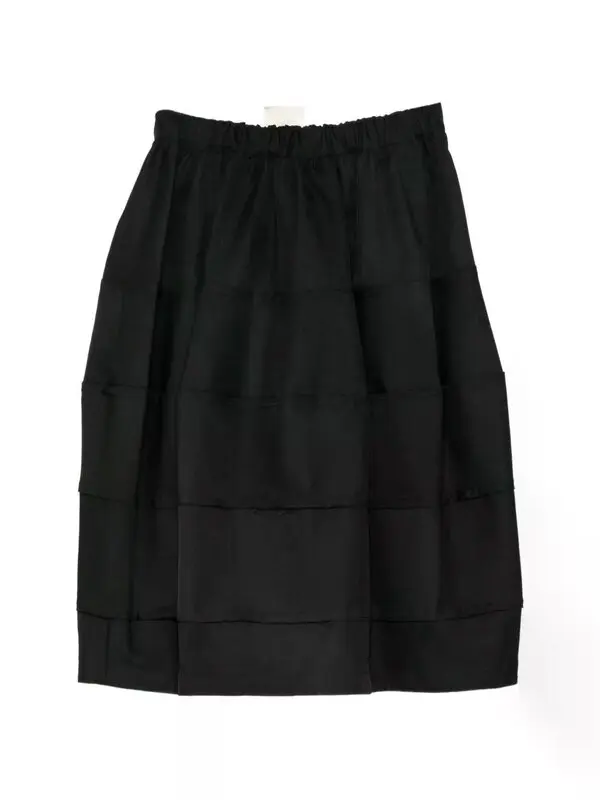 Comme Des Garçons Layered Raw-edge Skirt