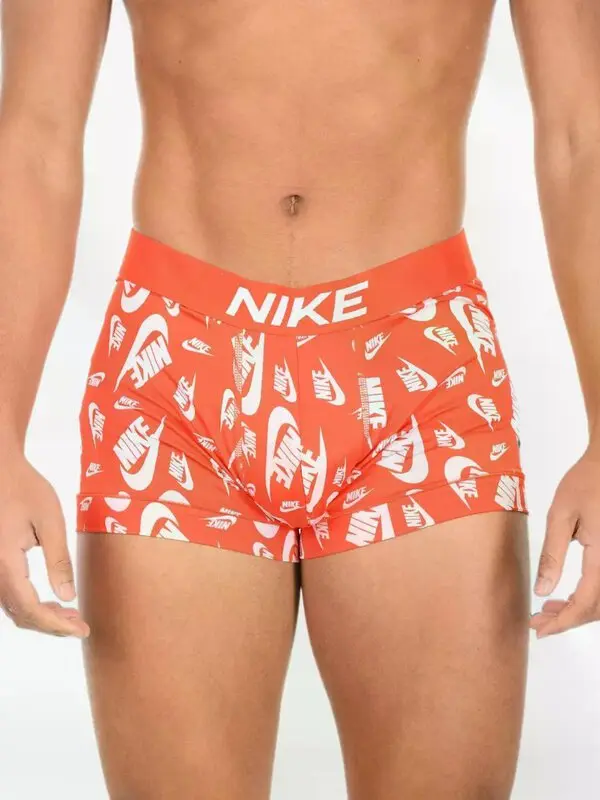 Nike Logo-print Dri-fit Boxers - Orange