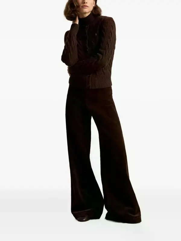 Polo Ralph Lauren Cable-knit Wool-cashmere Cardigan