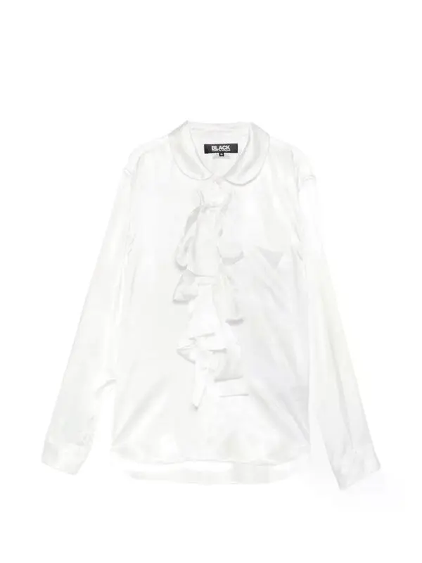 Comme Des Garçons Three-bow Shirt - White