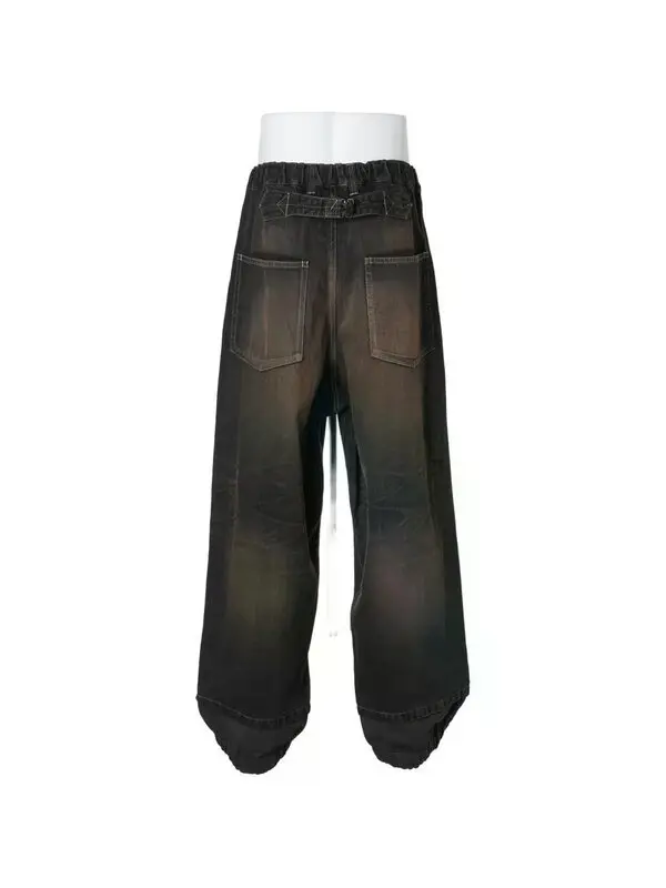 Mihara Yasuhiro Sweat Layered Denim Pants