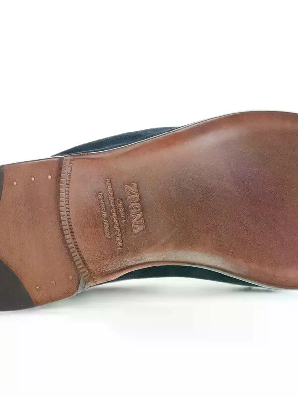 Zegna L'asola Suede Loafers