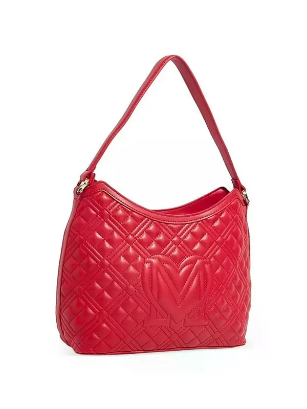 Moschino Quilted Heart-motif Shoulder Bag