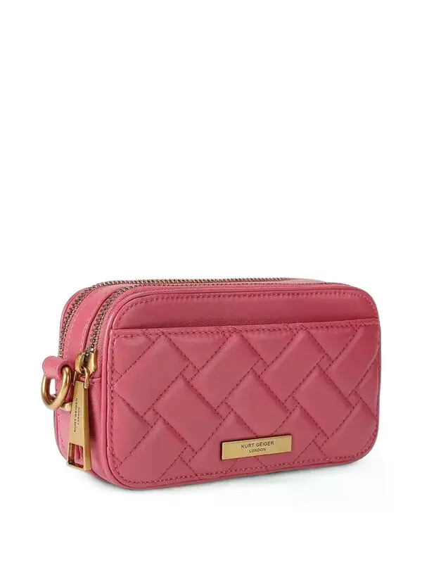 Kurt Geiger Eagle-plaque Woven Shoulder Bag