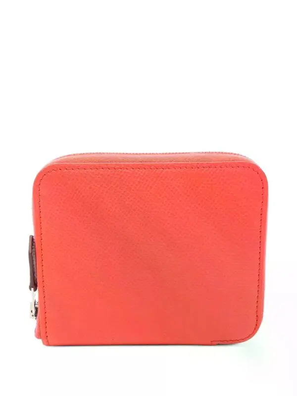 Hermès 2022 Azap Silk'in Compact Wallet - Red