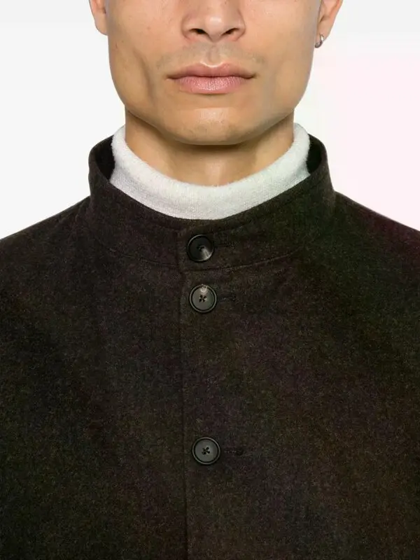 Tagliatore G-klein Button-up Mandarin-collar Jacket