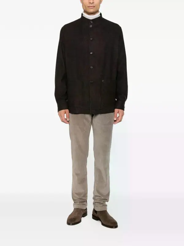 Tagliatore G-klein Button-up Mandarin-collar Jacket