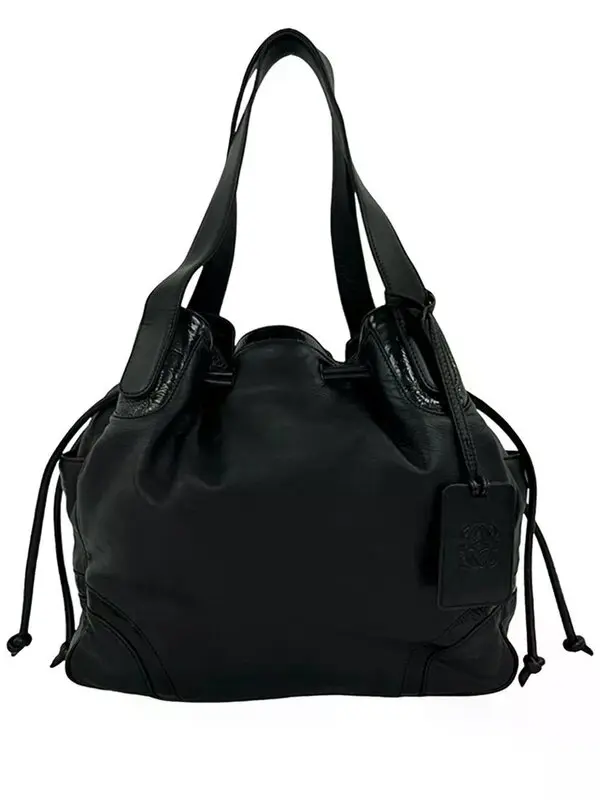 Loewe 2010-2026 Leather Tote Bag - Black