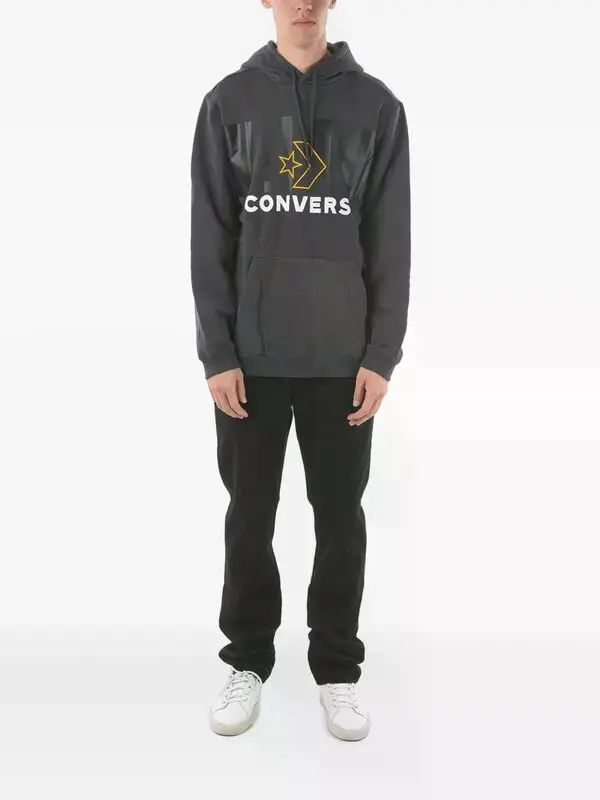 CONVERSE Logo-print Cotton Hoodie