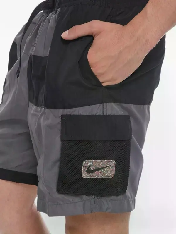 Nike Cargo-pocket Colour-block Swim Shorts